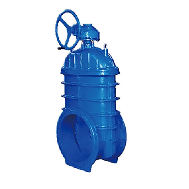 Ductile Iron Casting Flange Type Resilient Seated Gate Valve in Water ...
